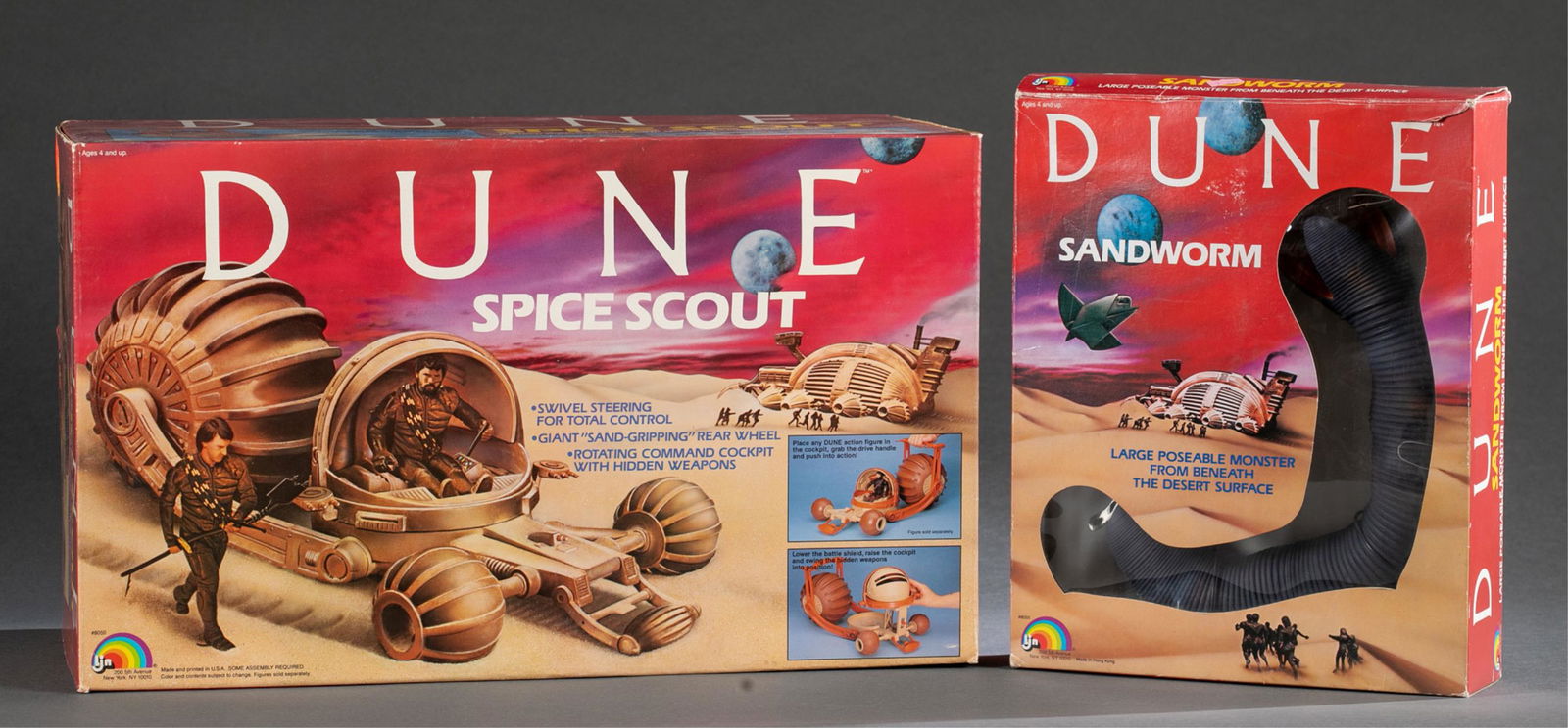 Ljn Dune Sandworm And Spice Scout Cib Auction