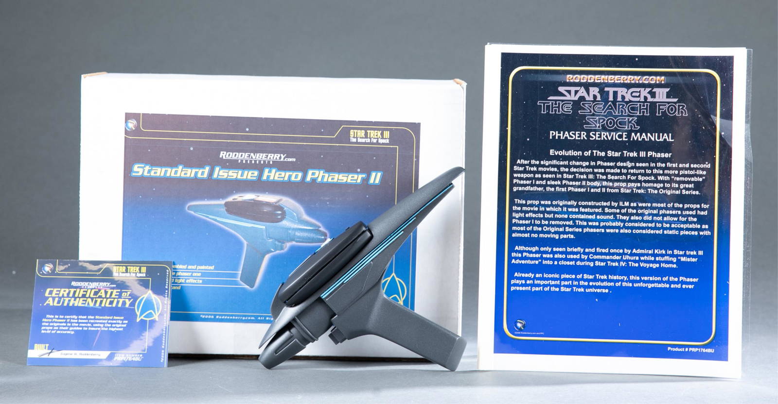 2006 Roddenberry Star Trek Iii Phaser Replica Cib Auction