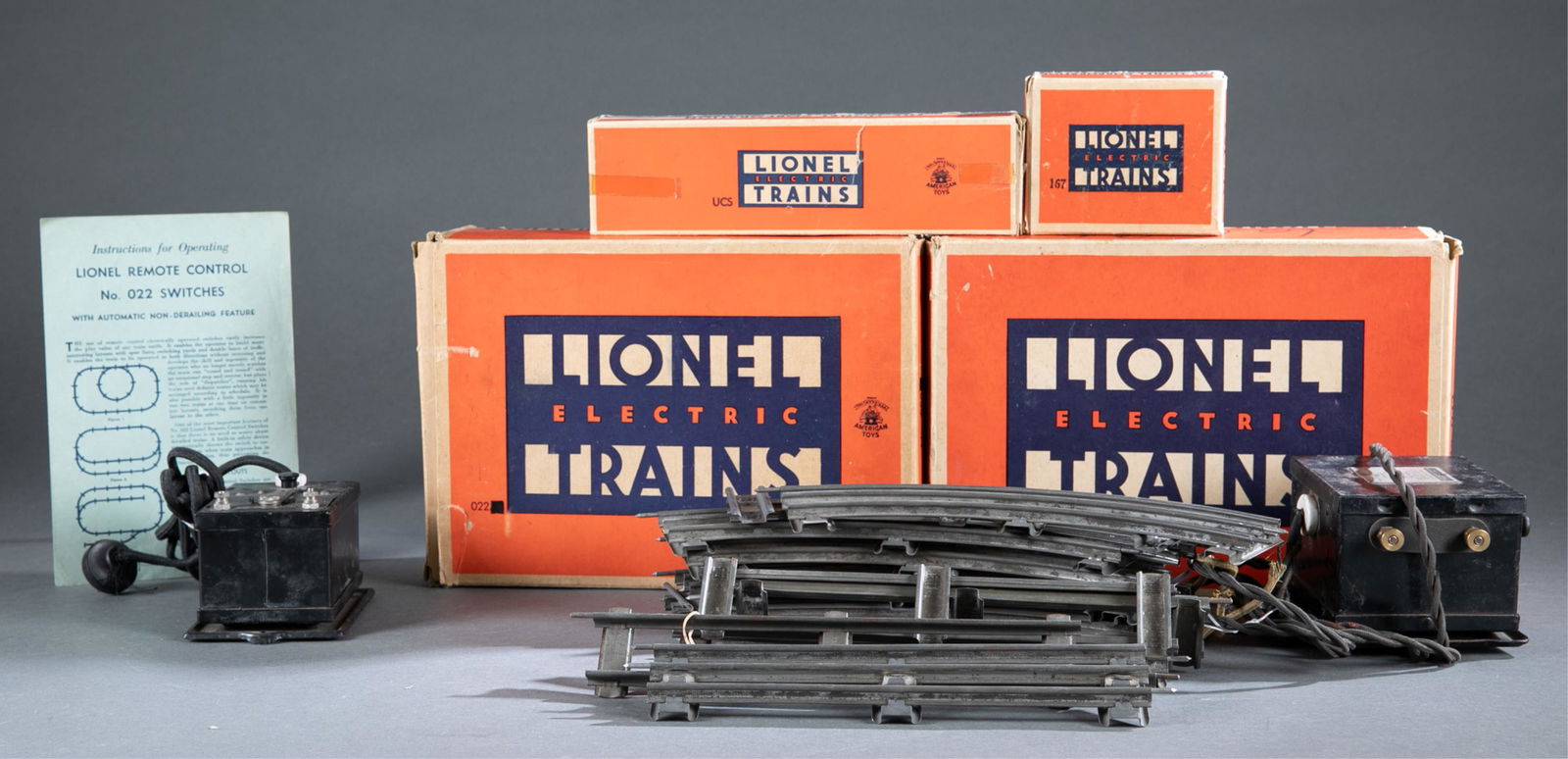 O Gauge Track, Switches, And Transformers Auction