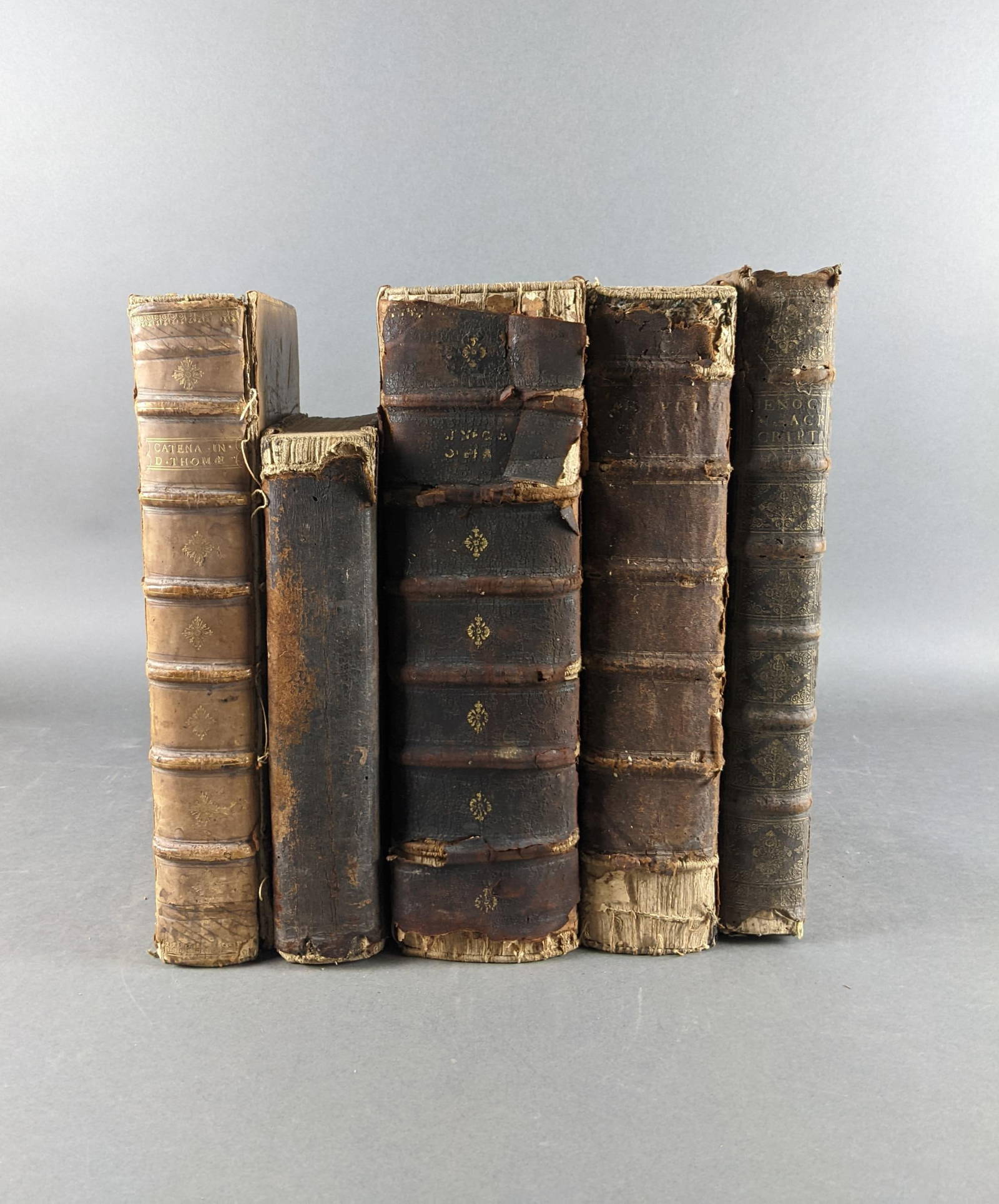 5 Vols. 17th/18th Century Religious Works. Auction