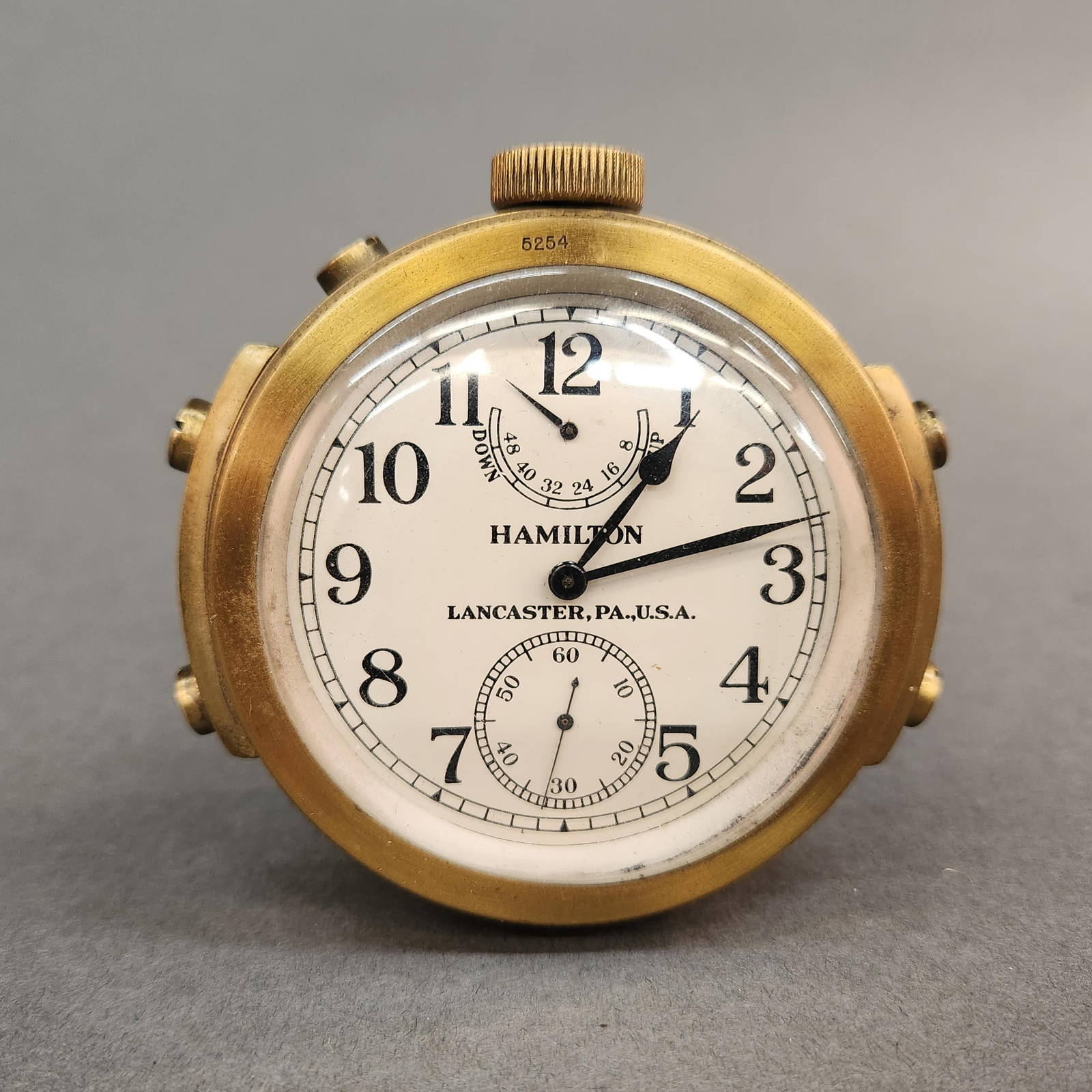 U.s. Navy Hamilton M22 Chronometer Deck Watch. Auction