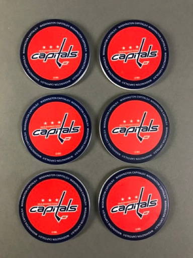 Set Of Washington Capitals Coasters
