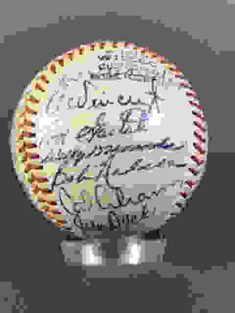 1955 Baltimore Orioles Autographed Baseball Auction