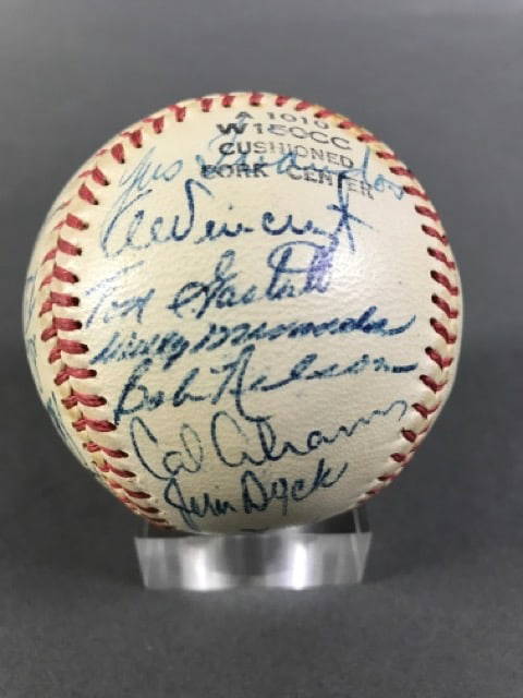 1955 Baltimore Orioles Autographed Baseball Auction
