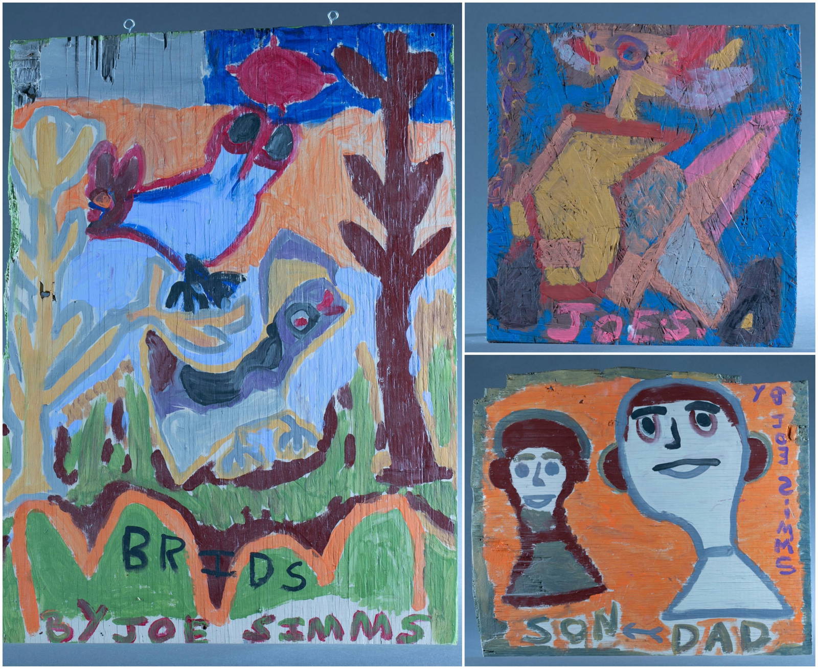 3 Joe Simms Artworks Auction