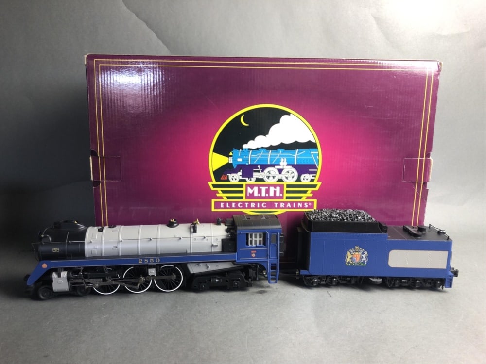 Mth O-scale 4-6-4 Royal Hudson Steam Engine - Cana Auction