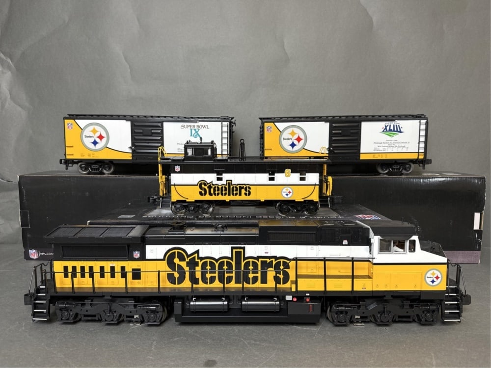 Rail King/mth G Scale Pittsburgh Steelers Set - Da - Feb 02, 2024 ...