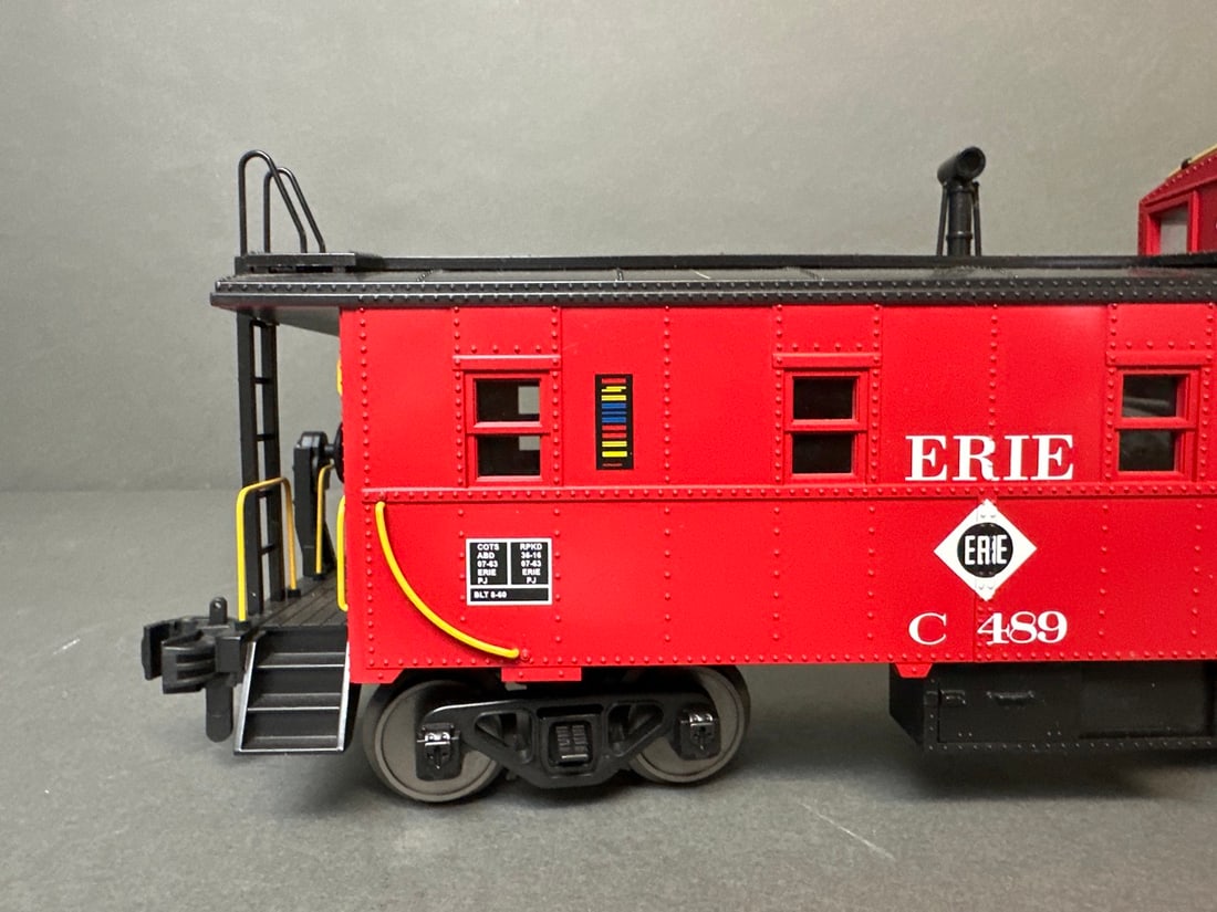 Rail King/mikes Train House G Scale Offset Steel Caboose - Erie - 70 ...