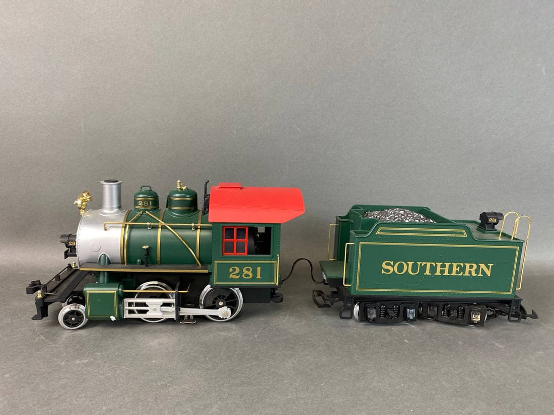 Lgb Trains G-scale 2-4-0 Steam Locomotive And Tender - Southern - 21232 ...