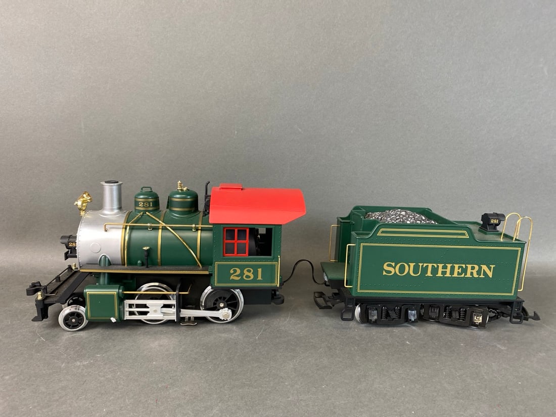 Lgb Trains G-scale 2-4-0 Steam Locomotive And Tender - Southern - 21232 ...