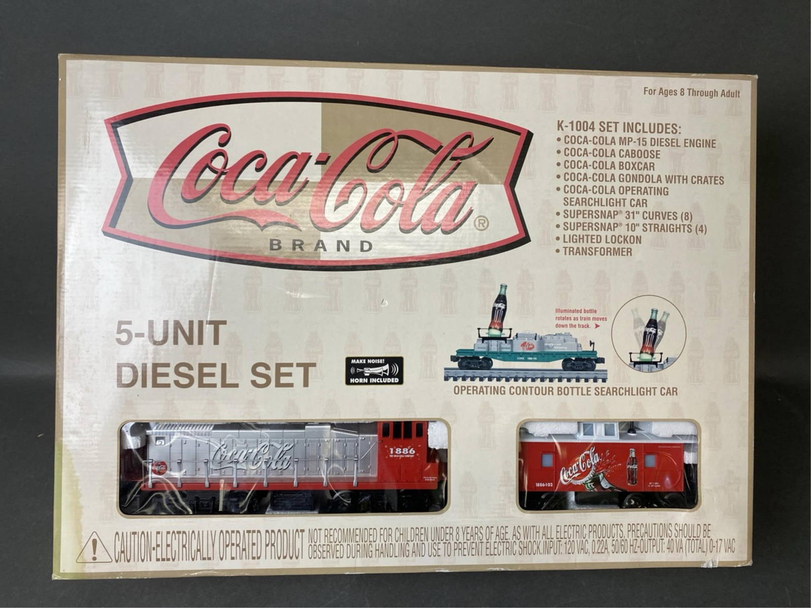 K-line O- Gauge Coca-cola Diesel Locomotive Train Auction