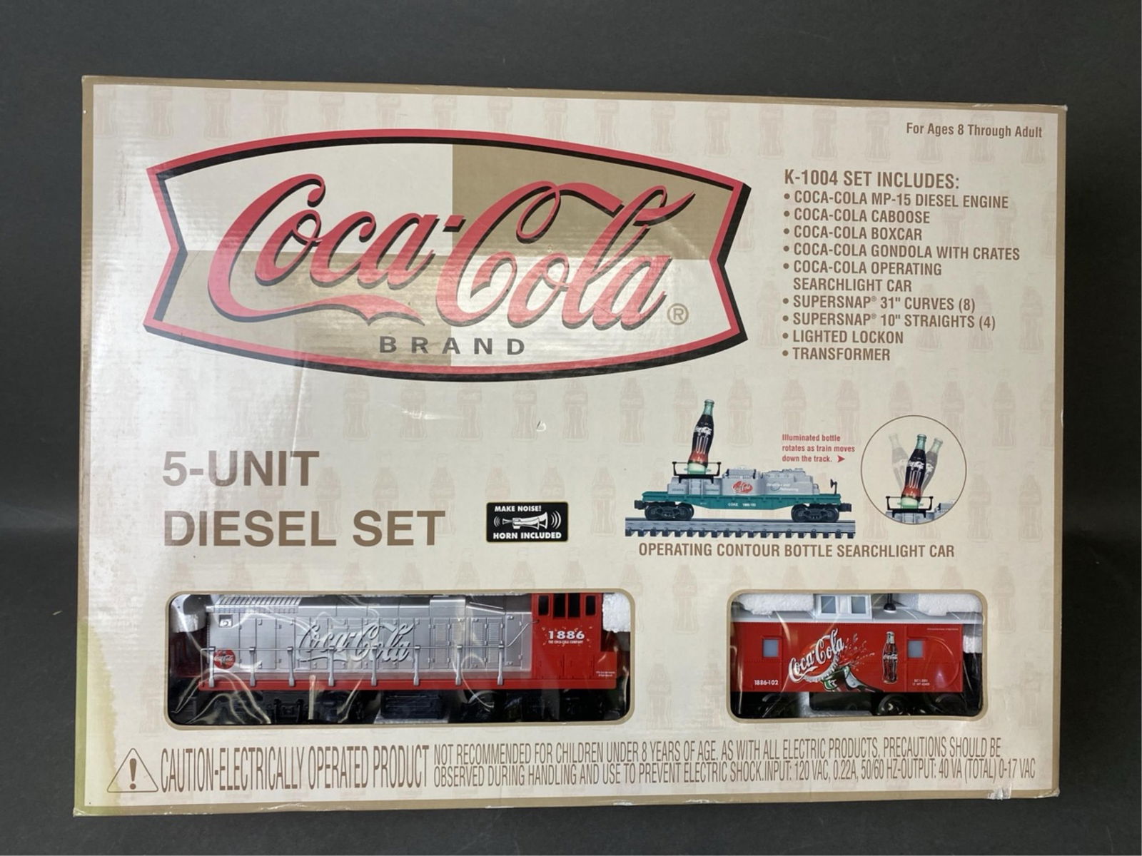 K-line O- Gauge Coca-cola Diesel Locomotive Train Auction