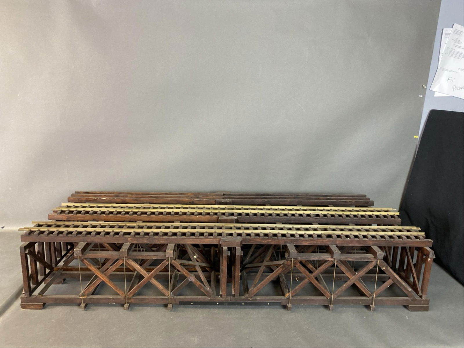 Aristo-craft G-scale Wooden Truss Deck Bridges - 7 Auction