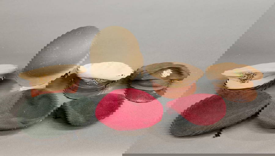 U.s. And European Hats And Helmets