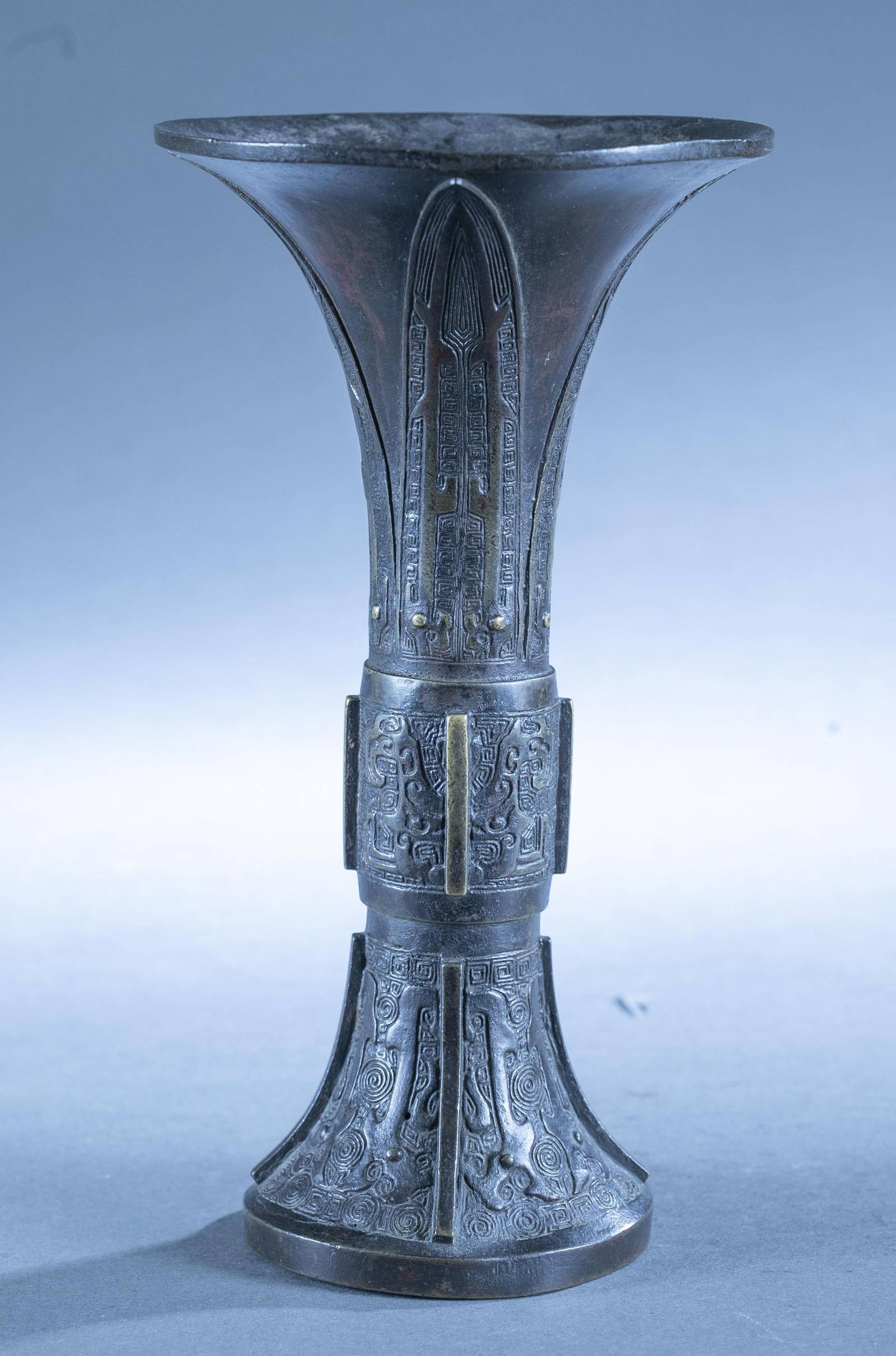 Chinese Gu Vase. Auction