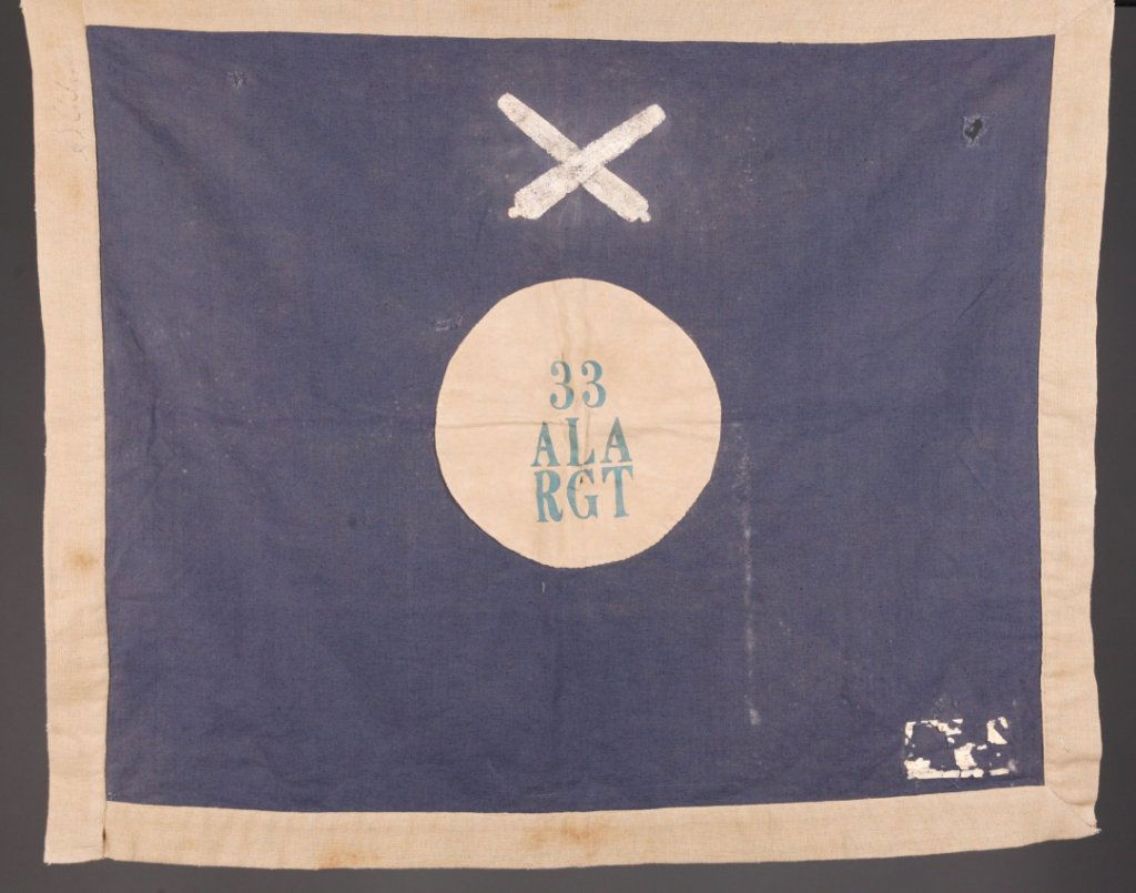 51: Hardee design flag for the 33rd Alabama infantry. H