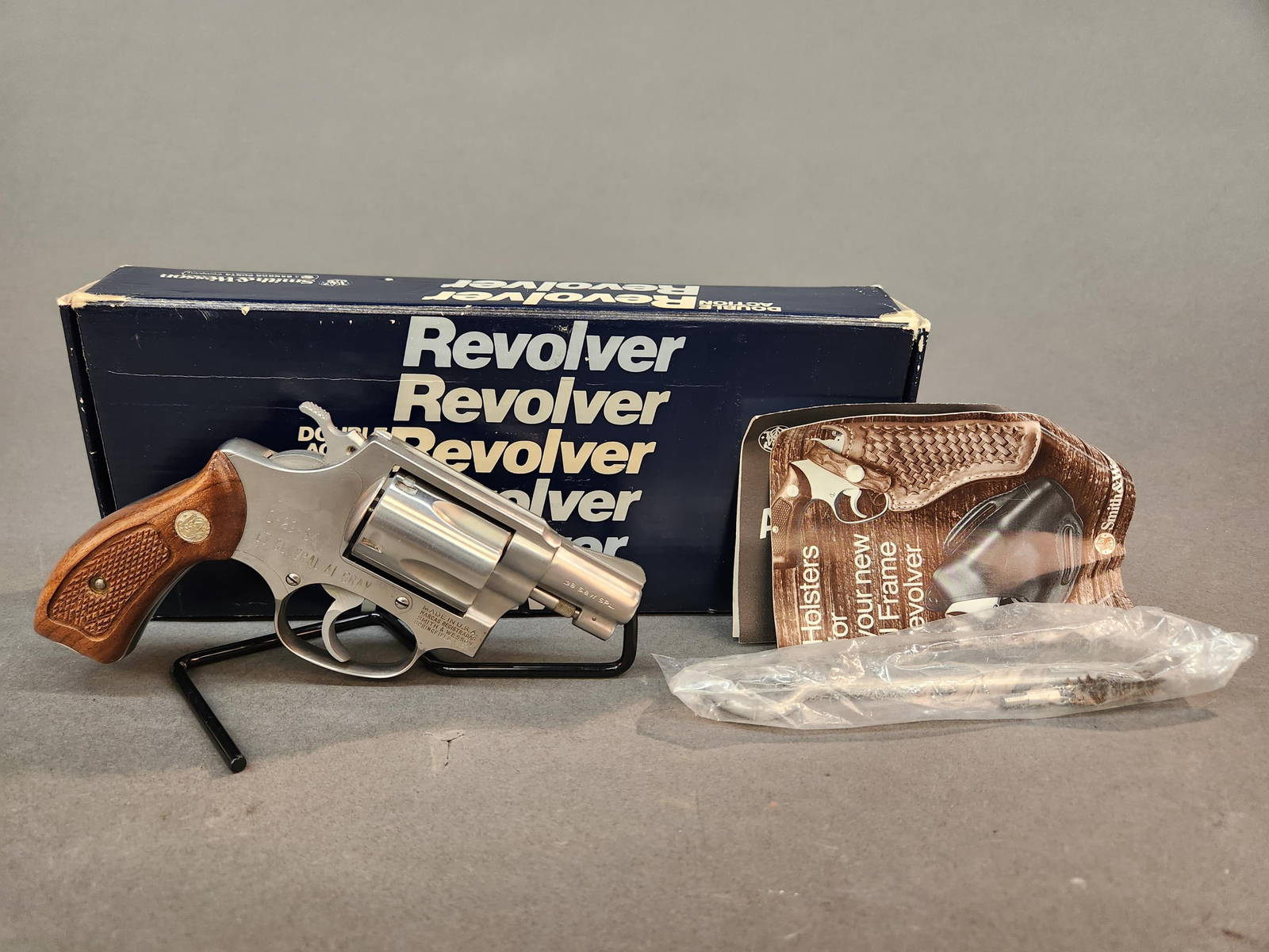 Inscribed Gen. Gray S&w M60 Revolver, .38 Spl Auction