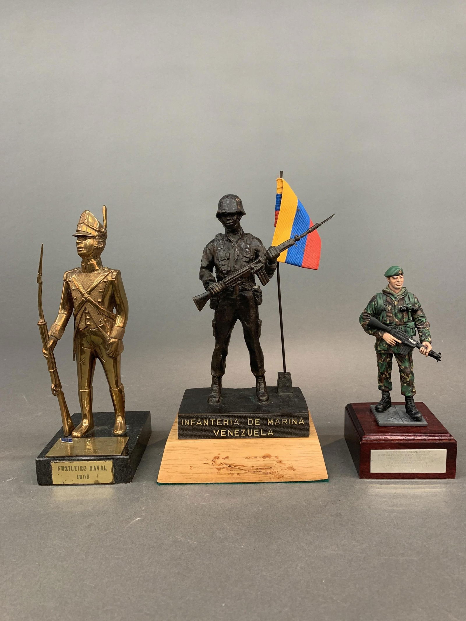 3 Gen. Gray Presentation Soldiers. Auction