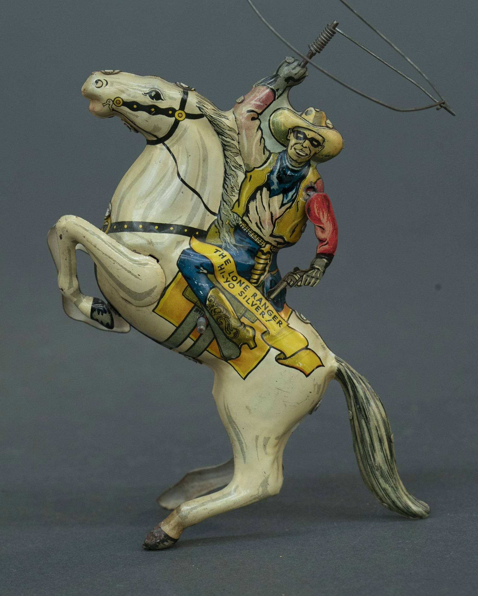 Marx Lone Ranger Tin Litho Wind Up Toy Auction