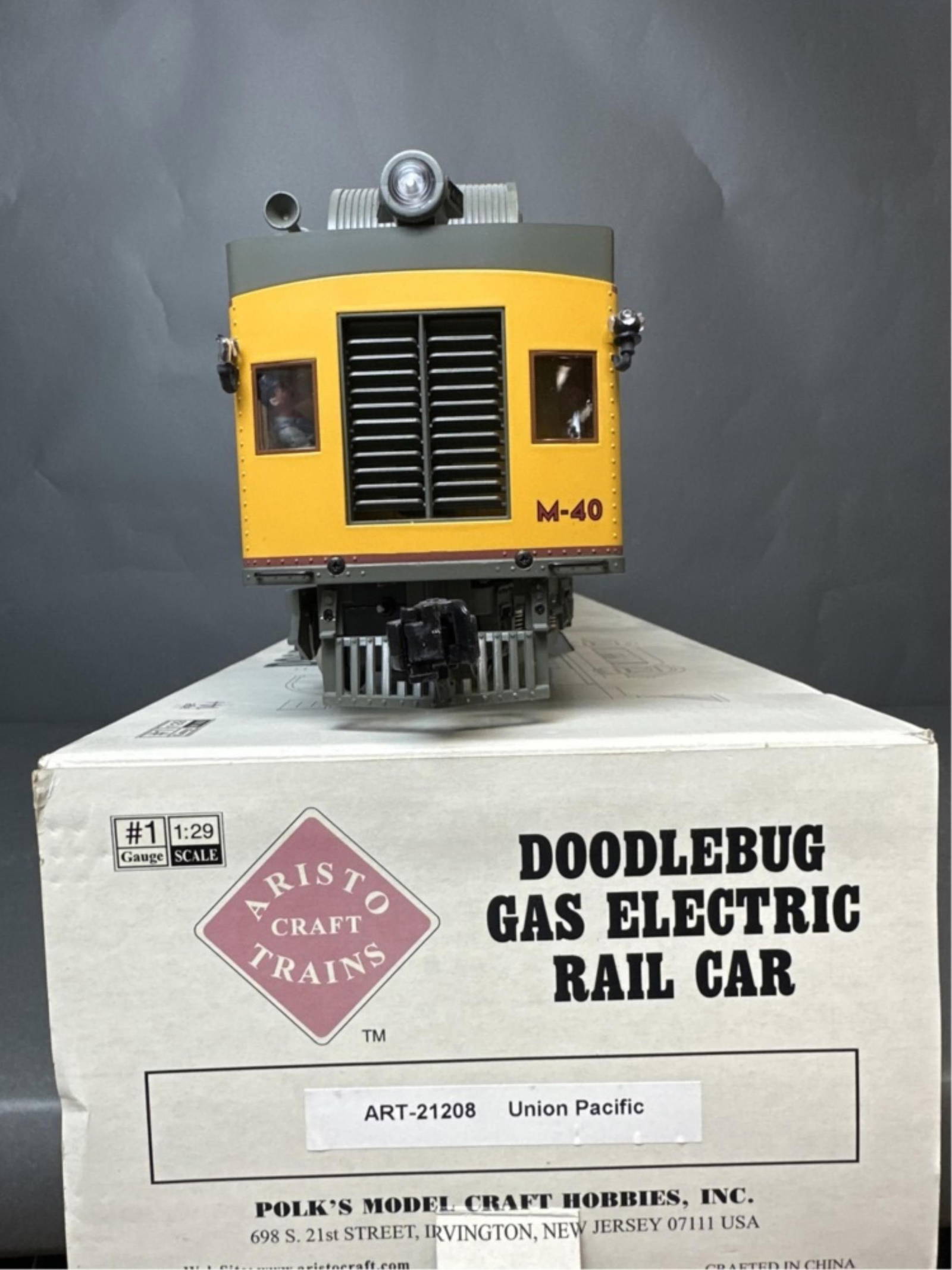 Aristo Craft G Scale Up Doodlebug Rail Car In Box Auction