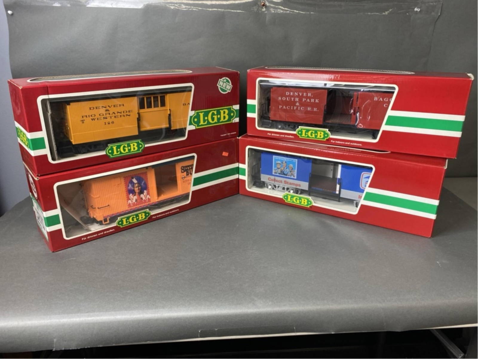 Lgb Train Lot Box, Baggage Cars Ect Auction