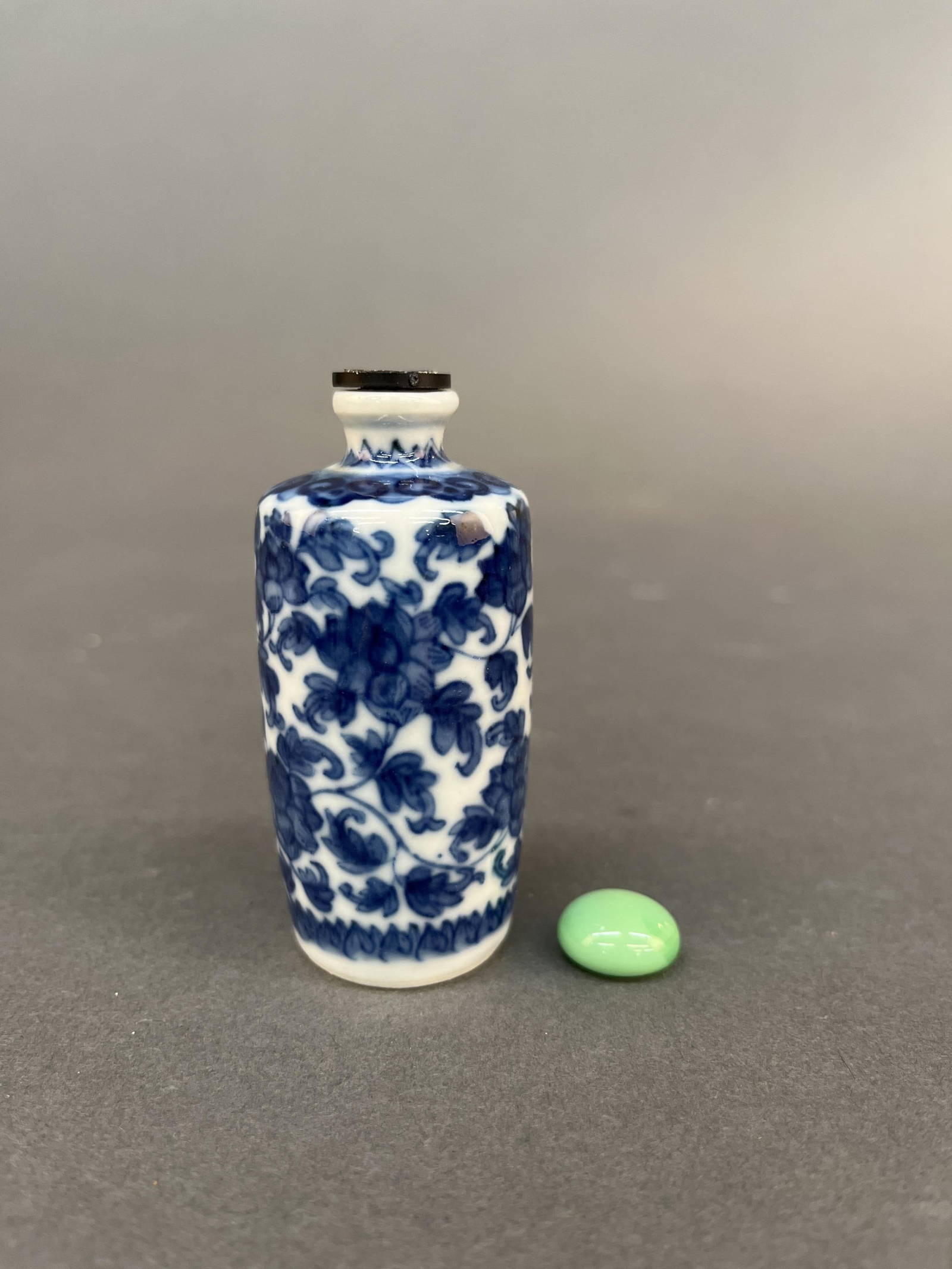Blue Snuff Bottle. Auction