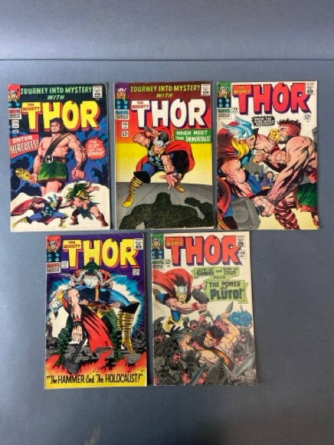 Marvel Comics- Journey Into Mystery Thor X5 Auction