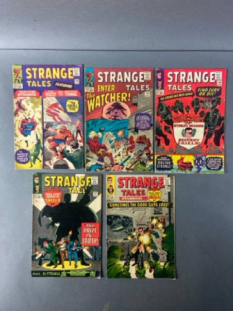 Marvel Comics- Strange Tales X5 Auction