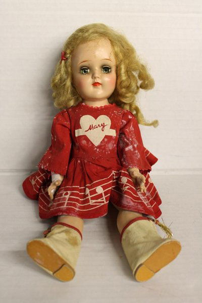 Ideal Mary Hartline doll #P-91. Marked "P-91 Ideal Doll