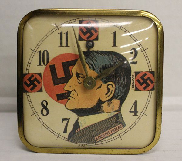 Wwii Era Adolf Hitler Alarm Clock.