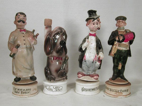 Four Musical Decanters