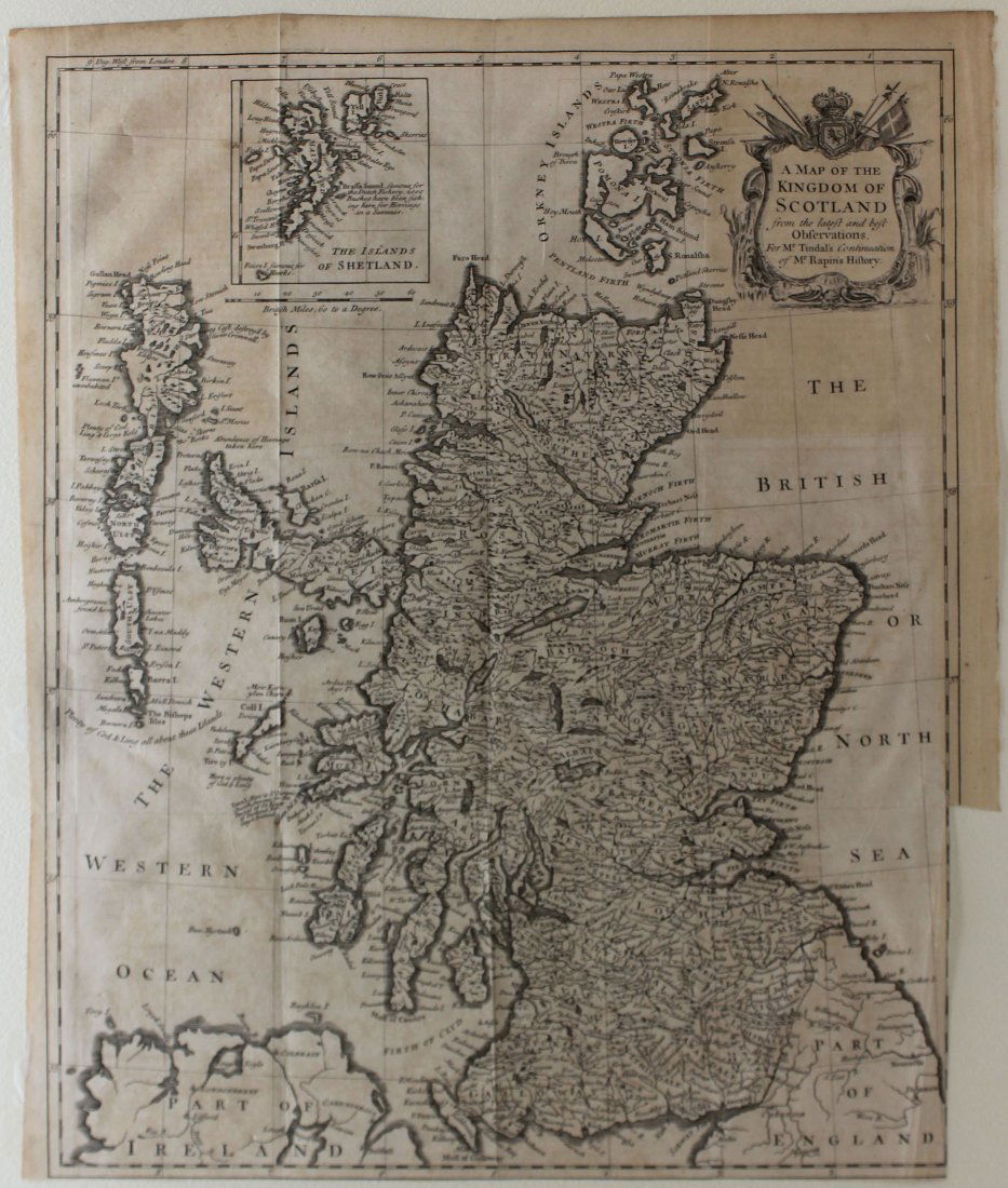 Map of the Kingdom of Scotland... [Lon: 1745].