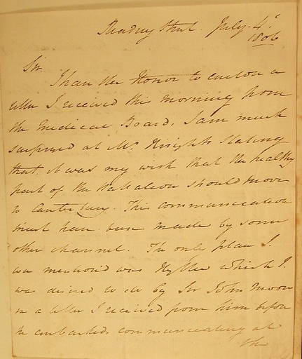 Arbuthnot, Sir Thomas. Lieutenant General.