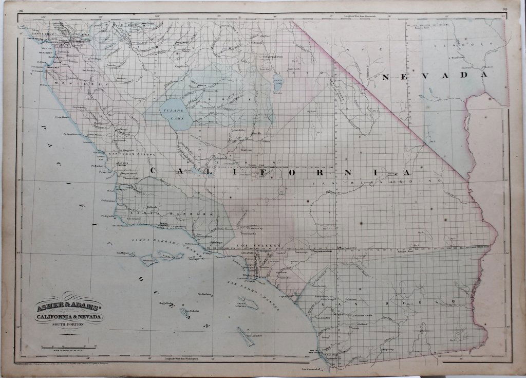 3 Maps: California & Nevada + Oregon.