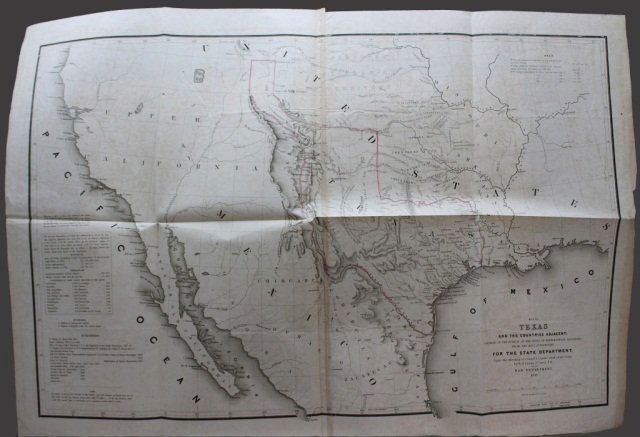 Map of Texas and the Countries Adjacent... 1844. - Sep 11, 2014 | Quinn ...