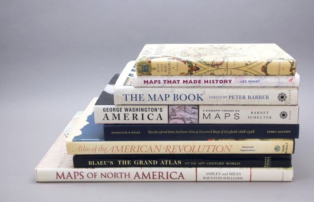 8 Books: Map Reference, Cartographic & Us History.