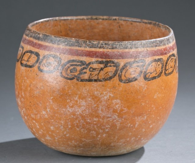 Mayan vessel.