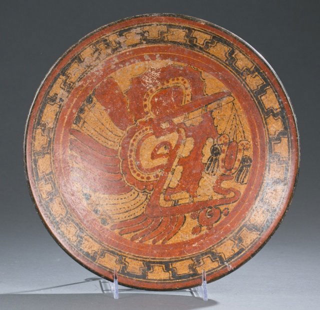 Mayan plate.