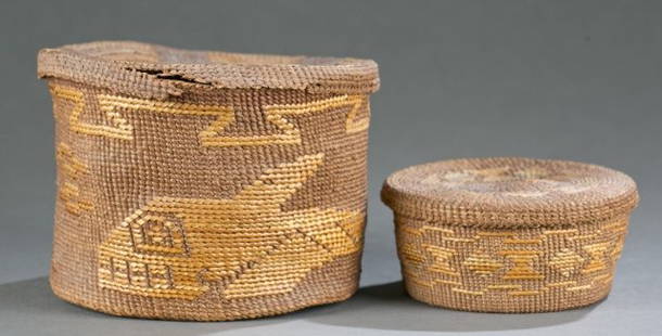 Tlingit Pictorial Basket