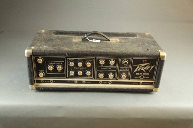 A Peavey Bass Head 210w Amp.