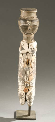 Ibibio style figure with hat, 20th cen. - Oct 01, 2016 | Quinn's ...