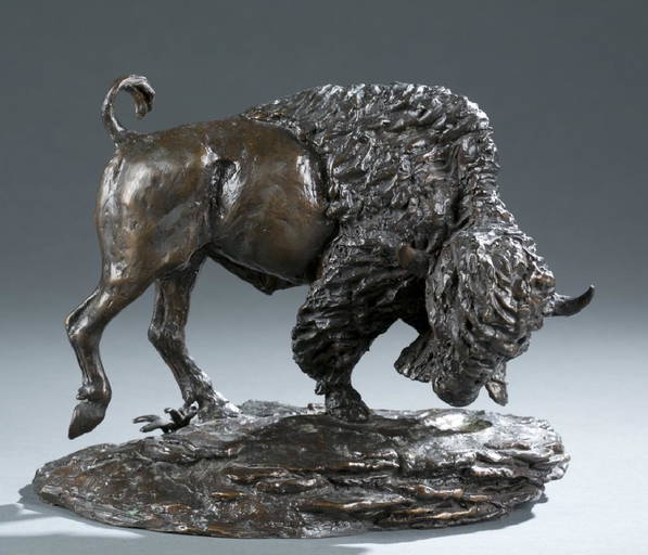 Jay Contway Buffalo Bronze Sculpture.