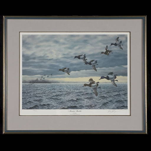 Buzz Balzer. American Art, Print Of Ducks
