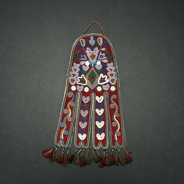 31: CREE METIS BEAD OCTOPUS BAG INDIAN ART
