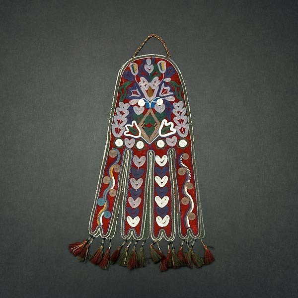 31: CREE METIS BEAD OCTOPUS BAG INDIAN ART