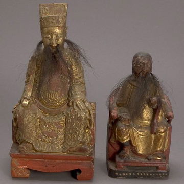 Two Chinese Junk Gods - Nov 13, 2004 | Auctions By The Bay Inc in CA