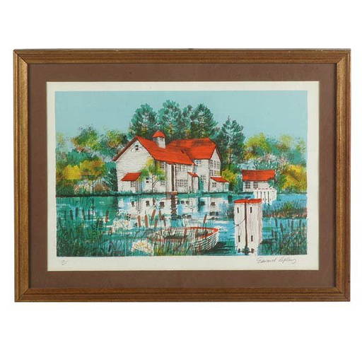 485: Edward Ripley, Farm House, Lithograph. - Sep 13, 2003 | Auctions ...