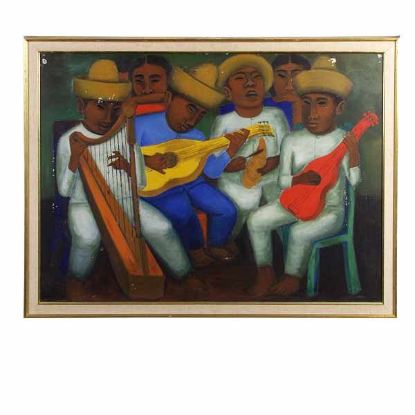 Juan Déprey, The Musicians, Oil