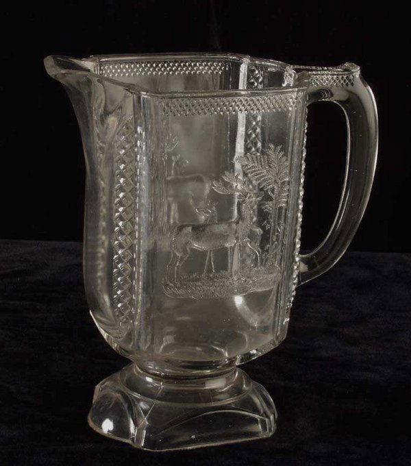 American Pressed Glass Pitcher