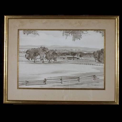 E. W. Bostwick. American. Farm Yard Pastures.